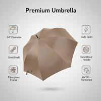 China UV50+ Sun Protection Umbrella with Windproof & Waterproof Design and Fiberglass Ribs for Ultimate Outdoor UV Shield for sale