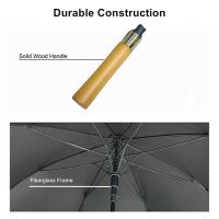 China UV50+ Sun Protection Umbrella with Windproof & Waterproof Design and Fiberglass Ribs for Ultimate Outdoor UV Shield for sale