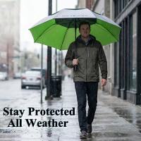 China 68 Inch Professional Golf Umbrella with Windproof and UV50+ Protection for All Weather for sale