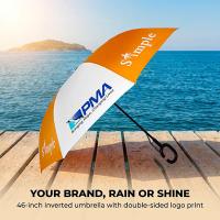 China Custom Flower Upside Down Umbrella for sale