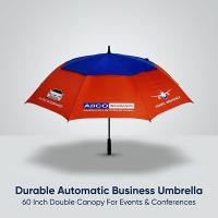 China Red and Blue Color Automatic Open Umbrella for sale
