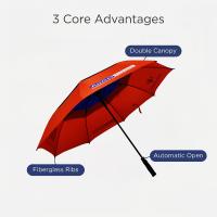 China Red and Blue Color Automatic Open Umbrella for sale