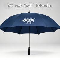 China 60 Inch Windproof Golf Umbrella with Custom Logo for Corporate and Promotional Use for sale