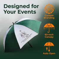 China Custom Memorial Golf Umbrella | 60 Inch Commemorative Keepsake Umbrella for sale
