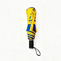 China 21 Inch Sublimation Printed Aluminum Frame Promotional Folding Umbrella for School Charity Fundraising for sale