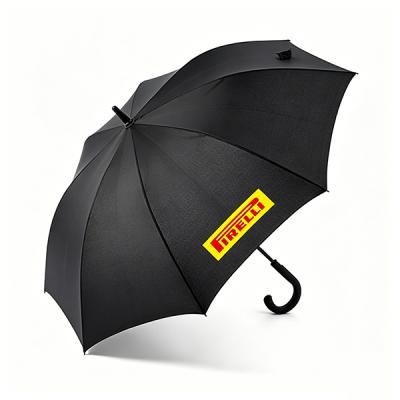 China 46 Inch Fiberglass Walking Stick Promotional Umbrella with Hidden Auto Button for sale