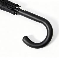 China 46 Inch Fiberglass Walking Stick Promotional Umbrella with Hidden Auto Button for sale