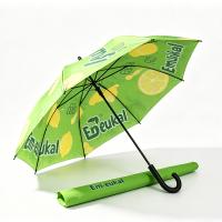 China custom-advertising-city-umbrella-fiberglass-frame-automatic-promotional-umbrella for sale