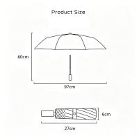 China Ladies 3 Fold Manual UV Cooling Umbrella for sale