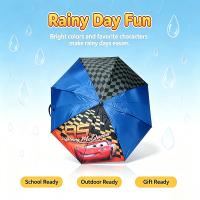 China Waterproof Kids 2 Fold Cartoon Umbrella for sale
