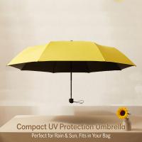 China Compact UV40+ Travel Umbrella with 42-inch Arc and 8-Rib Lightweight Construction for sale