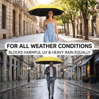 China Compact UV40+ Travel Umbrella with 42-inch Arc and 8-Rib Lightweight Construction for sale