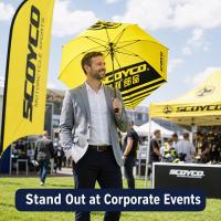 China Custom Printed Promotional Golf Umbrella for sale