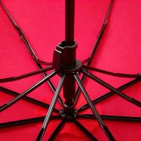 China Manual Open and Close 3-Fold Umbrella with Steel Ribs and Shaft for 97cm Coverage for sale