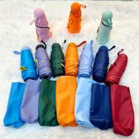 China In-Stock Clearance 5-Fold Compact Umbrella with UV Protection and 19