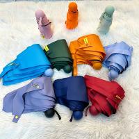 China In-Stock Clearance 5-Fold Compact Umbrella with UV Protection and 19