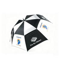 China Custom 60 Inch Fiberglass Frame Windproof Design Golf Umbrella for Corporate Gifts for sale