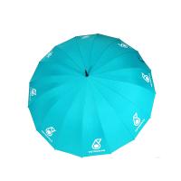 China 16 Ribs Custom Color Golf Umbrella with Leather Handle for Promotional Use for sale