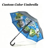 China Custom Color Promotional Umbrella with Laser-engraved Logo Digital Printing and UV50+ Protection for sale