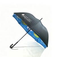 China Custom Color Promotional Umbrella with Laser-engraved Logo Digital Printing and UV50+ Protection for sale
