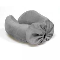 China Memory Foam Triangle Travel Neck Pillow for Comfortable Airplane and Car Journeys for sale