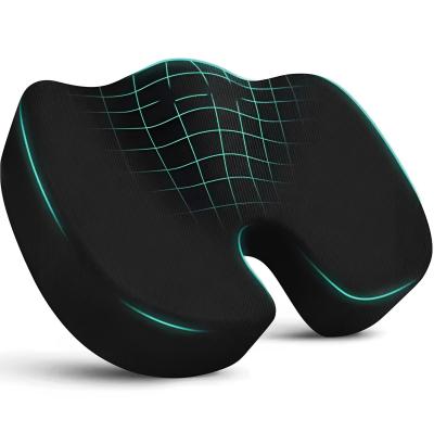 China 100% Polyester Jourm Office Chair Tailbone Cooling Comfort Silicone Car Gel Memory Foam Seat Cushion for sale