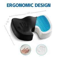 China Jourm Cushion Apple Shaped Seat Car Chair with GEL Memory Foam and Anti-Slip Design for sale