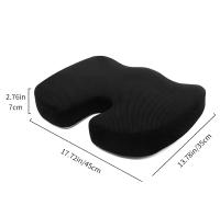 China 100% Polyester Jourm Office Chair Tailbone Cooling Comfort Silicone Car Gel Memory Foam Seat Cushion for sale