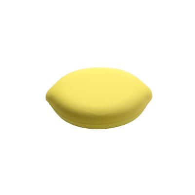 China Home Decor Sofa Cushion Contour Memory Foam Neck Pillow for Side Sleep Polyester Lemon for sale