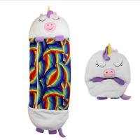 China Children's Outdoor Camping Sleeping Bag with Cartoon Animals Design and Lengthened Size for sale
