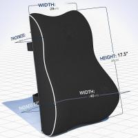 China Memory Foam Seat Back Cushion for Office Chair Comfortable Effective Back Pain Relief for sale