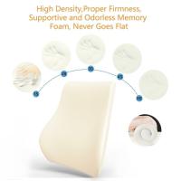 China Memory Foam Seat Back Cushion for Office Chair Comfortable Effective Back Pain Relief for sale