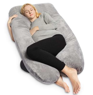 China Expectant Mothers' Comfortable Pregnancy Body Memory Foam Pillow with U Shape Design for sale
