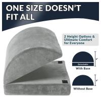 China Custom Logo Accepted Foot Rest Pillow for Soft and Firm Support in the Office for sale