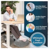 China Custom Logo Accepted Foot Rest Pillow for Soft and Firm Support in the Office for sale