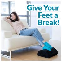 China Custom Logo Accepted Foot Rest Pillow for Soft and Firm Support in the Office for sale