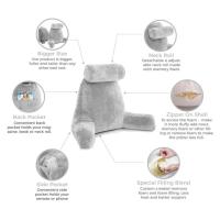China 0.5-1 Kg Backrest Reading Pillow with Triangle Design and Comfortable Removable Cover for sale