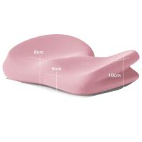 China Custom Logo Accepted Woven 100% Polyester Square Memory Foam Pillow Gel Camping Pillow for sale