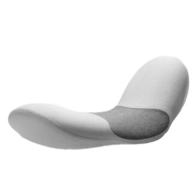 China Therapeutic Memory Foam Filling Woven Mesh Fabric Lumbar Support Cushion for Car Seat for sale