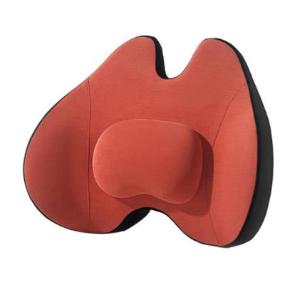 China Customized Color Lumbar Support Pillow for Newly Designed Memory Foam Backrest Cushion for sale