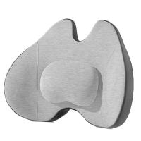 China Customized Color Lumbar Support Pillow for Newly Designed Memory Foam Backrest Cushion for sale