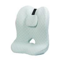 China Pressure-Relieving Woven Memory Foam Back and Seat Cushion Set with Foldable Design for sale