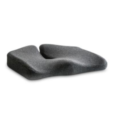 China Non Slip Woven Square Memory Foam Coccyx Cushion for Office Chair Orthopedic Design for sale