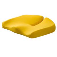 China Non Slip Woven Square Memory Foam Coccyx Cushion for Office Chair Orthopedic Design for sale