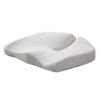 China Non Slip Woven Square Memory Foam Coccyx Cushion for Office Chair Orthopedic Design for sale