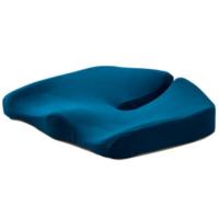 China Non Slip Woven Square Memory Foam Coccyx Cushion for Office Chair Orthopedic Design for sale