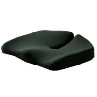 China Non Slip Woven Square Memory Foam Coccyx Cushion for Office Chair Orthopedic Design for sale