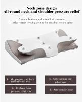 China Memory Foam Butterfly Design Neck Protection Slow Rebound Pillow 100% Polyester 80 for sale
