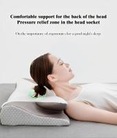 China Memory Foam Butterfly Design Neck Protection Slow Rebound Pillow 100% Polyester 80 for sale