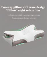 China Memory Foam Butterfly Design Neck Protection Slow Rebound Pillow 100% Polyester 80 for sale